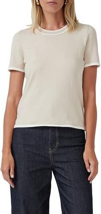 s.Oliver Schwarz LABEL 2171558 Pull &agrave; Manches Courtes, 9305, 44 Femme