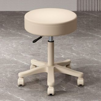 Generic B&uuml;rohocker mit Rollen Ergonomisch H&ouml;henverstellbarer 43-52cm, Hocker H&ouml;henverstellbar mit Rollen Erh&auml;ltlich(White)