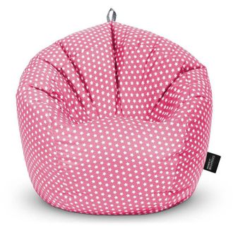 Happers Happers - Pouf Enfant Imprim&eacute; Stars Rose