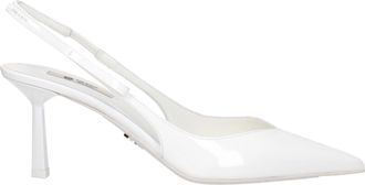 Prada Sandales Pour Femmes Peinture Blanche