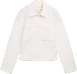 Tom Tailor Denim TOM TAILOR Denim 1046672 Blazer, 10315-Whisper White, L Femmes