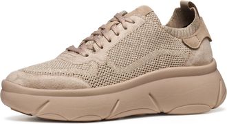 Geox Damen D Nebula 2.0 X Sneaker, Beige, 36 EU