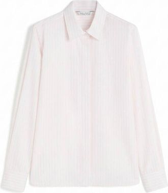 Max Mara Damen Bluse aus Popeline