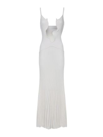 CHRISTOPHER ESBER Robe Au Genou - Blanc