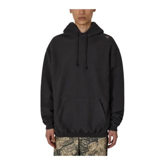 Roa Roa, Homme, Sweatshirts et sweats &agrave; capuche, Noir, Taille: XL Logo Sweat &agrave; capuche Washed