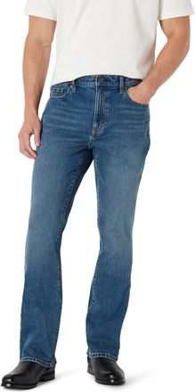 Amazon Essentials Herren Herren Low Stretch Slim Fit Bootcut Jeans, Stone Medium Wash, 36W