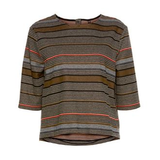 Manila Grace Gestreifte Bluse - - Blouses & Shirts - Damen - Mehrfarbig - M