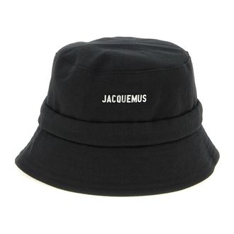 Jacquemus Homme, Accessoires, Noir, Taille: 56 CM Le Bob Gadjo Bucket Hat