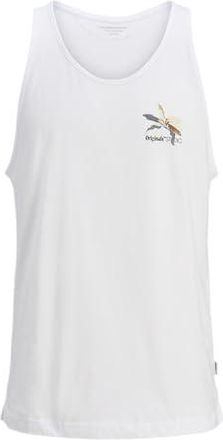 Jack & Jones Printed Tank Top Débardeur imprimé Jorvarenna, Blanc éclatant, XL Hommes