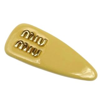 Miu Miu Pre-owned Hair Clip - Femme - Pre-owned - Jaune - Taille: ONE Size