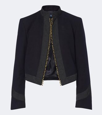 Polo Ralph Lauren Verzierte Cropped-Jacke aus Baumwolle