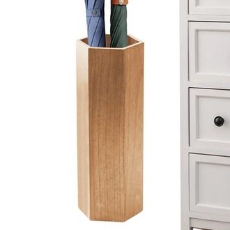 Generic Porte-parapluie dintérieur | Bac de rangement en bois pour parapluie, garde le sol sec et bien rangé, étagère pour garage, entrée, hôtel, salon intéri