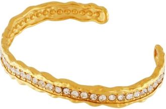 Dansk Copenhagen Femme, Accessoires, Jaune, Taille: ONE Size Joy Waterproof Chunky CZ Cuff Bracelet