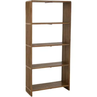 Hellin Hellin - Etag&egrave;re 4 niveaux 88x35x190 cm cm en teck recycl&eacute; marron - renty