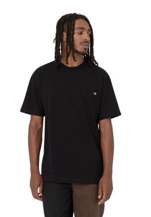 Dickies Herren, T-Shirt mit Tasche im legeren Stil, Schwarz, S