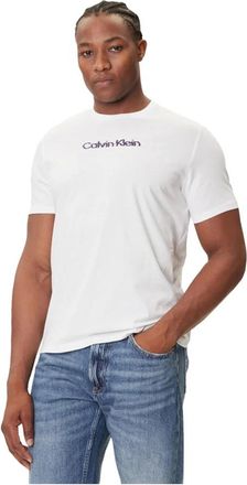 Calvin Klein Homme, Tops, Blanc, Taille: XL T-Shirt