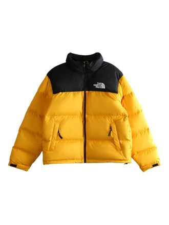 The North Face 1996 Retro Nuptse colour-block puffer jacket - Jaune
