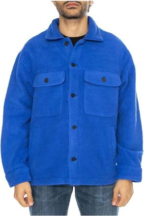 Obey Homme, Vestes, Bleu, Taille: XL Vestes