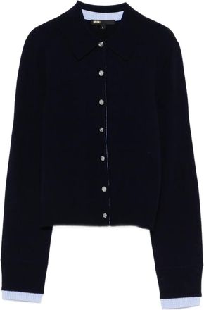 Maje Gekn&ouml;pfter Cardigan - Blau