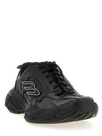 Balenciaga Womens Black Calfskin Athletic Sneakers