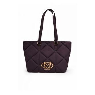 Love Moschino Sac cabas effet daim - Femme - Sacs - Violet - Taille: ONE Size