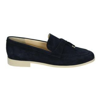 Brunate Blaue Wildleder Slip-On Schuhe - - Shoes - Damen - Blau - 36 1/2 EU