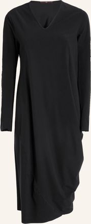 High High Jerseykleid Eyelet schwarz