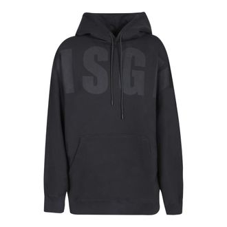 Msgm Schwarzer Sweatshirt f&uuml;r M&auml;nner Aw23 - - Sweatshirts & Hoodies - Herren - Schwarzk - S