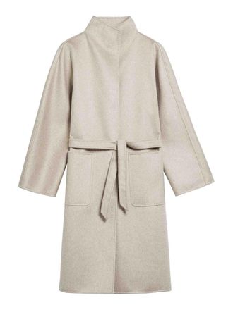 Max Mara Kurzer Mantel - Schwarz