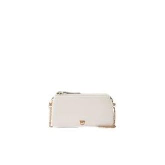Pinko Pinko, Femme, Sacs, Blanc, Taille: ONE Size Double Mini Bag