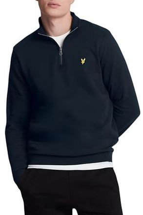 Lyle & Scott FELPA Uomo LYLE & SCOTT 1874 ML2022V LOOPBACK QUARTER ZIP SWEAT Z271 DARK NAVY