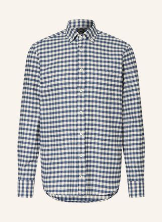 van Laack Van Laack Flanellhemd Vl-Roy-Tfk Tailor Fit blau