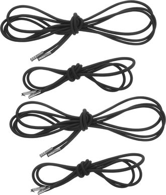 Cabilock 4 Stück Ersatzkordeln Für Sonnenliege Seil Black Nylon. Eisen