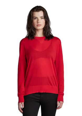 G-Star RAW Damen Core Round Neck Knitted Pullover