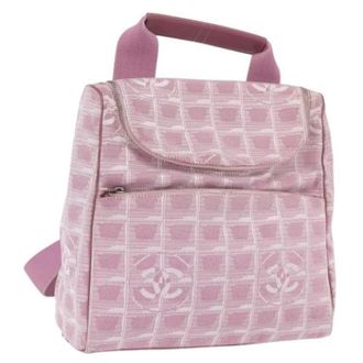 Chanel Pre-owned Vintage Nylon Backpack - Femme - Pre-owned - Rose - Taille: ONE Size