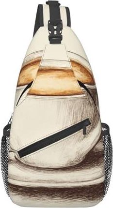 Generic Sketch Coffee Sac &agrave; bandouli&egrave;re de voyage pour homme Sac &agrave; dos de randonn&eacute;e