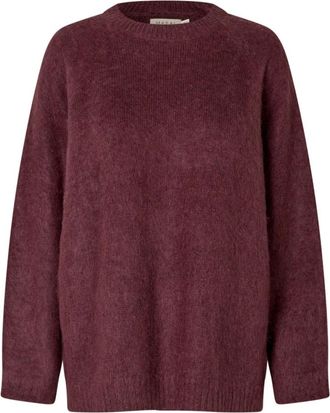 Masai Rundhals-Strickware - - Knitwear - Damen - Rot - XS