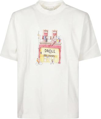 Dr&ocirc;le de Monsieur Homme, Tops, Blanc, Taille: L T-Chemises