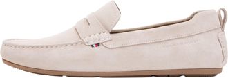 Tommy Hilfiger Herren Core Hilfiegr Suede Driver Fm0fm05789 Fahrerschuhe, BEIGE (Classic Beige), 45.5 EU