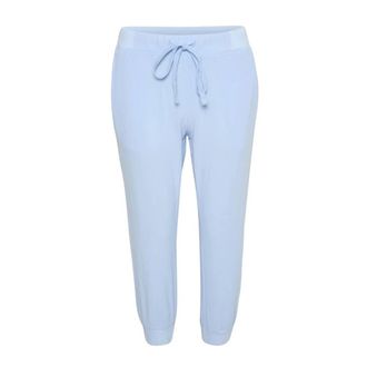 Kaffe Blaue Vista Capri Hose Weiche Baumwolle - - Trousers - Damen - Blau - 3XL