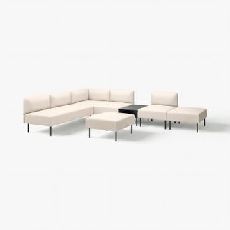 IKEA LILLEHEM 6er-Sitzelement mit Ablage