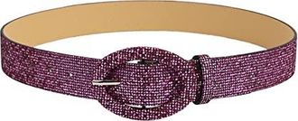 Generic Ceinture &eacute;Lastique Femme - Ceinture &Eacute;l&eacute;gante pour Femmes en Cuir PU Brillant avec Boucle D&eacute;corative Sunword pour Tenue