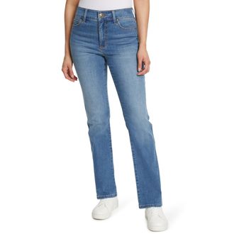Gloria Vanderbilt Damen Shape-Effekt, Bauchhalt, Hohe Taille, Bootcut, Standard Jeans, Crested Butte Whiskers, 40