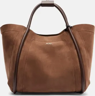 Max Mara Sac Marine Small en daim