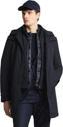 Fay Homme, Manteaux, Bleu, Taille: S Trench Morning Coat Travel