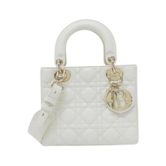 Dior Pre-owned MY Abcdior Lady Dior Lambskin Bag - - Pre-owned - Damen - Wei&szlig; - ONE SIZE
