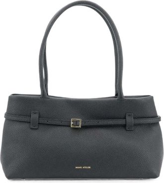 Manu Atelier Schultertasche - Schwarz