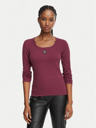 Fracomina Bluse FP26WT3034J40101 Dunkelrot Slim Fit