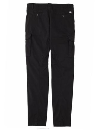 C.P. Company Cotton Stretch Cargo Trousers - Black