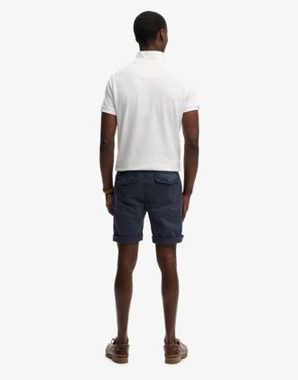 Superdry Short chino fonctionnel - Bleu baltique-Bleu marine